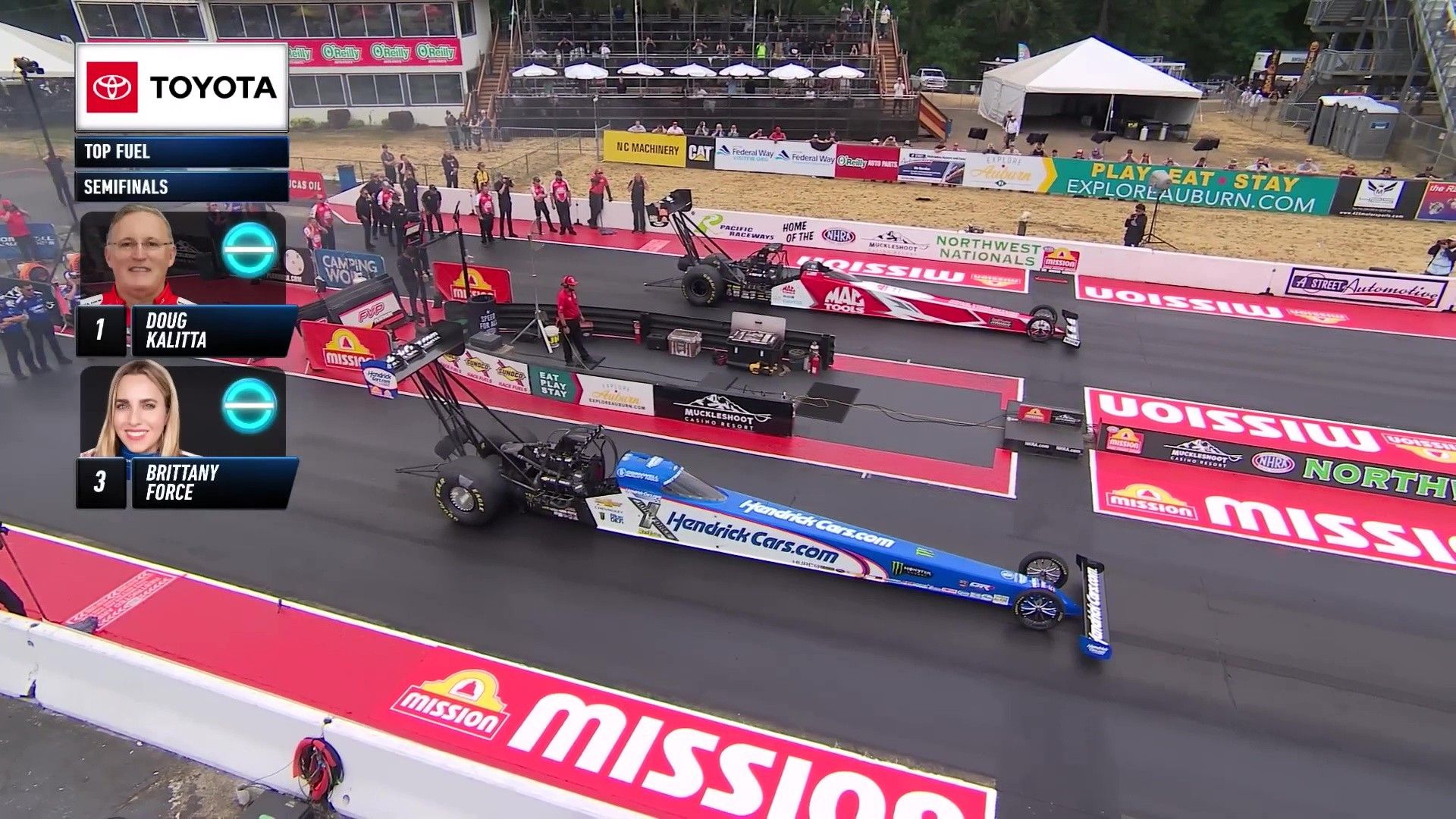 NHRA: il video della drag race più veloce di sempre