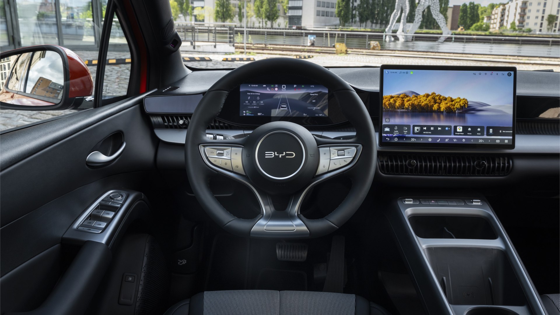 BYD Dolphin G DM-i, interni e bagagliaio della nuova Plug-in.