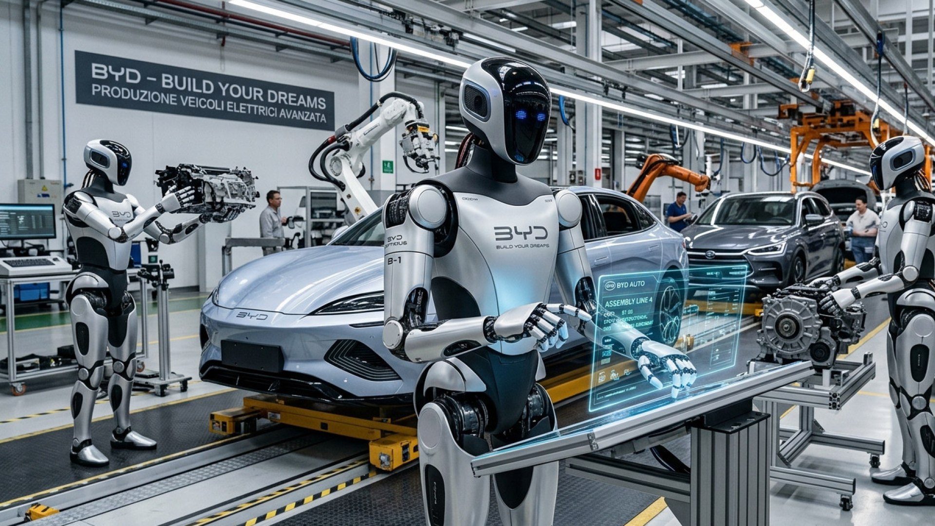 Tech | BYD guarda oltre le auto: al lavoro sui robot umanoidi