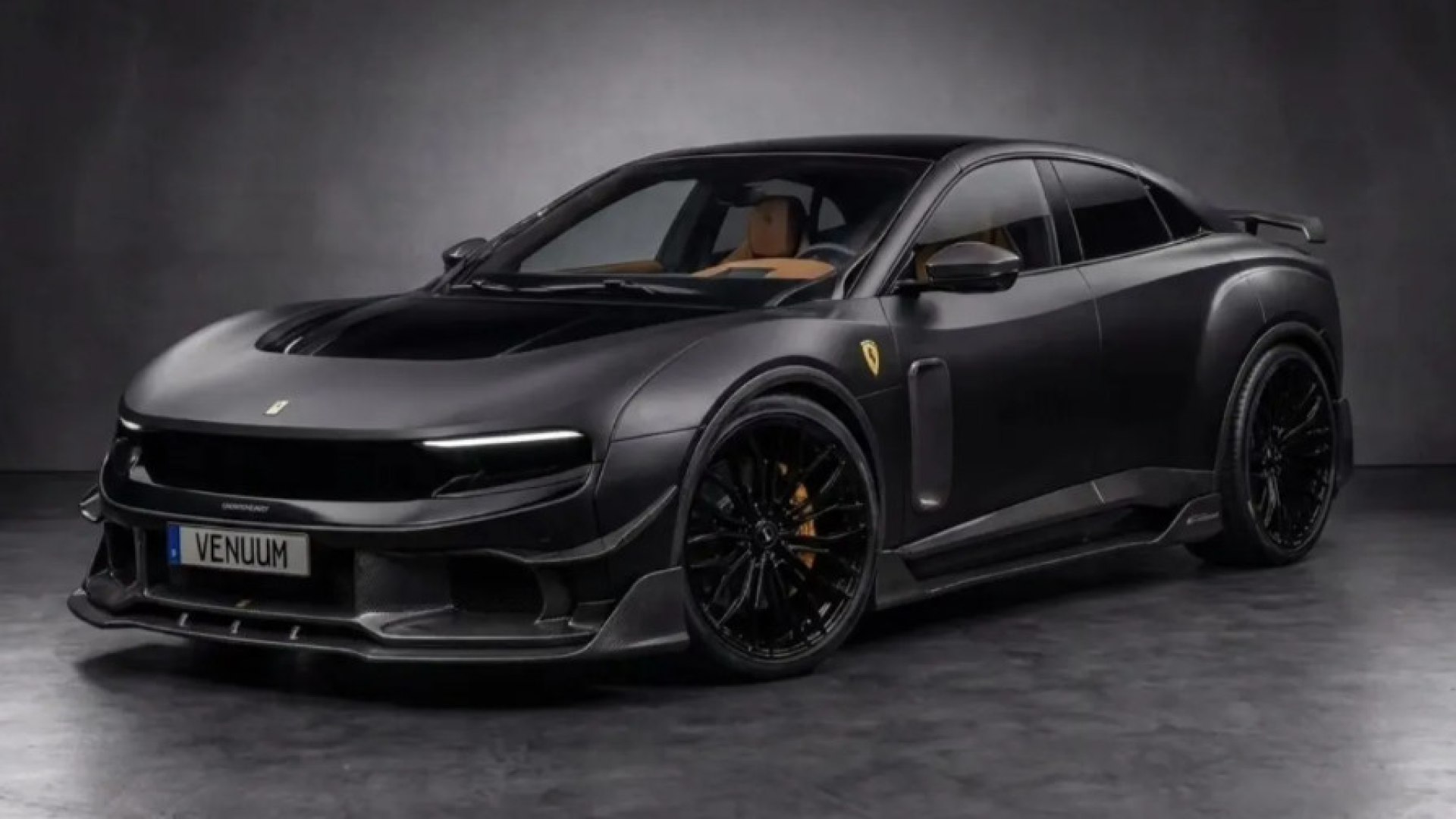 Ferrari Luce EV: il tuner Venuum rilegge il design della BEV