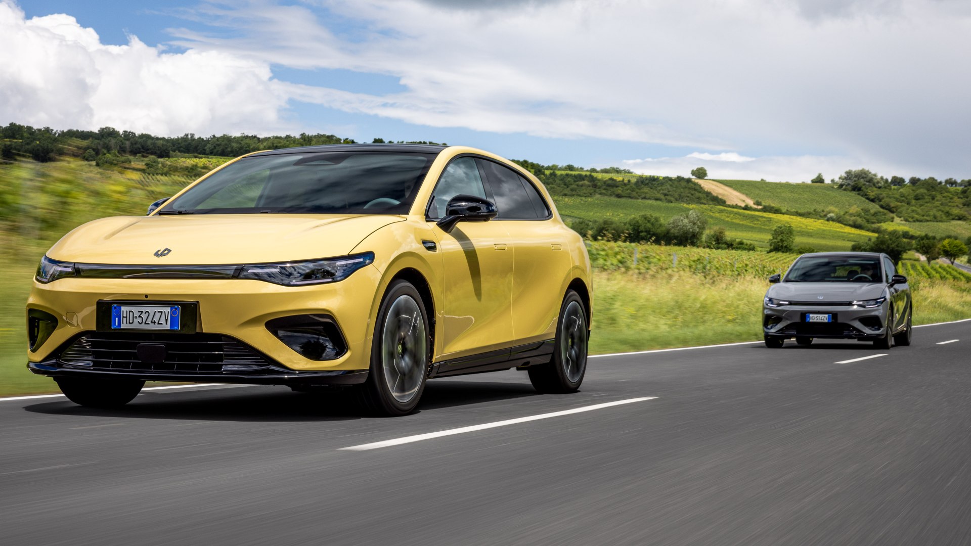 Leapmotor B05 prova della hatchback elettrica cinese